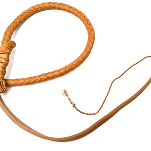Bullwhip - Bullwhip Leather - Bullwhip Brown - Cosplay Whip - Whip ...