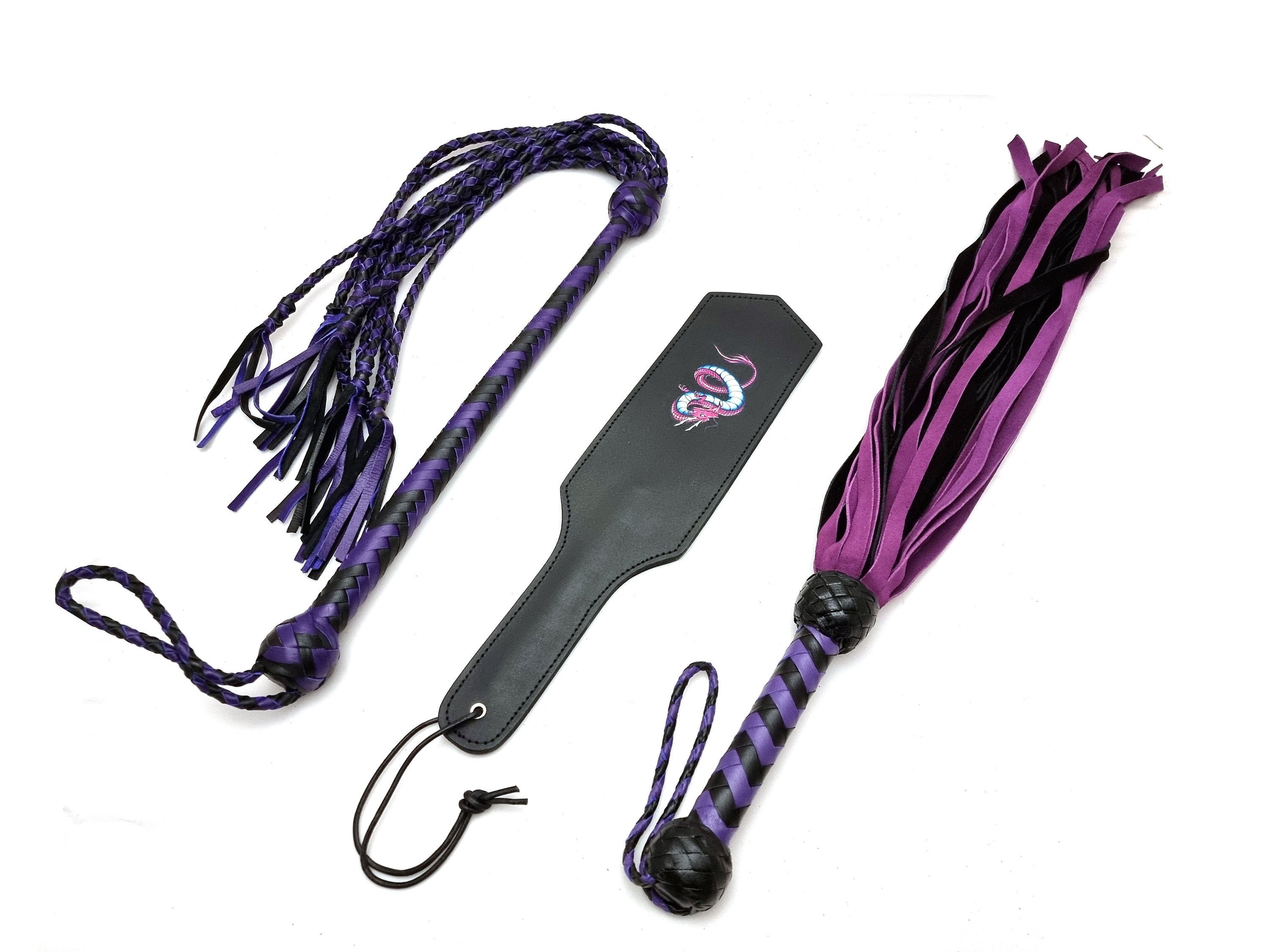 Flogger Set Floggers Suede Flogger Bdsm Leather Flogger | Etsy