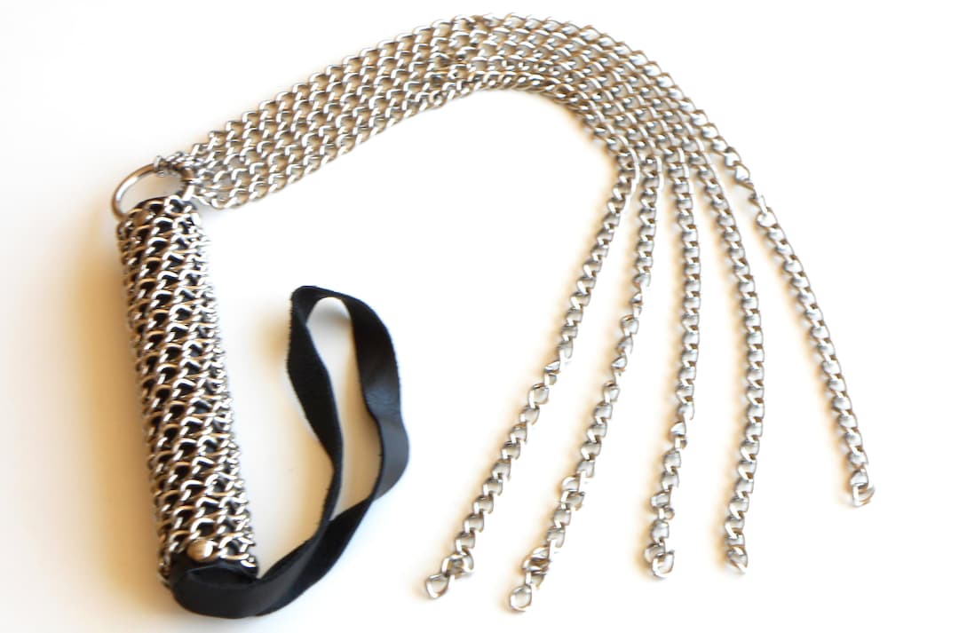 Flogger Chain Flogger Novelty Flogger Bdsm Heavy Flogger Metal and ...