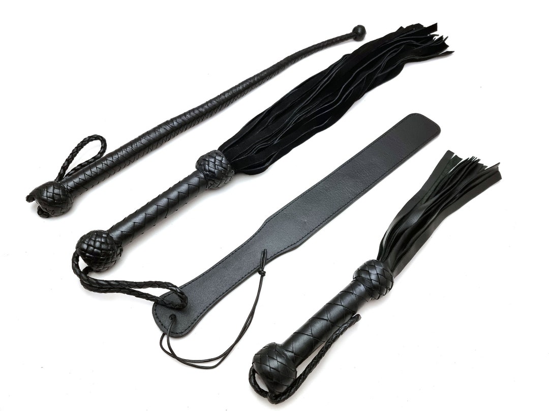 Flogger Leather Flogger Floggers and Whips Bdsm Set Flogger Set ...