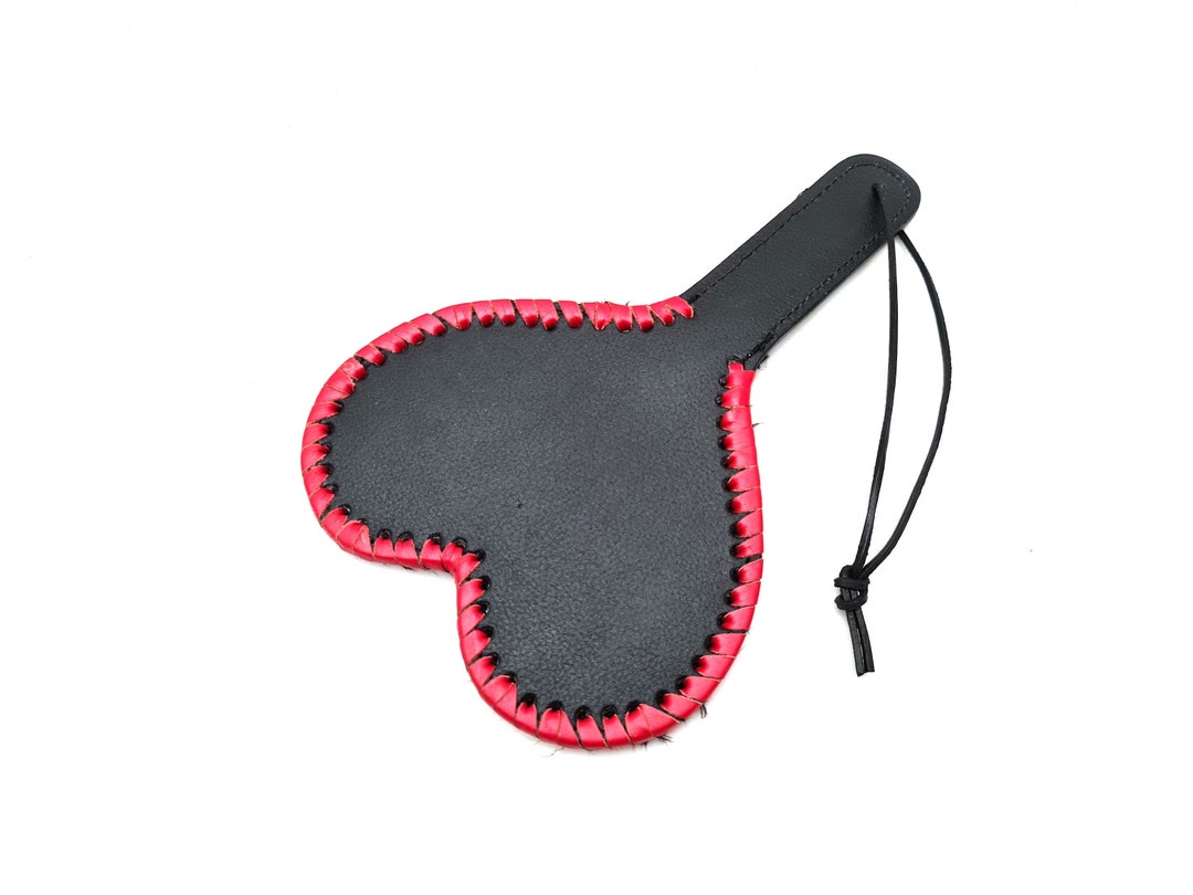 Heart-shaped Leather Paddle With Fur Lining. - Etsy