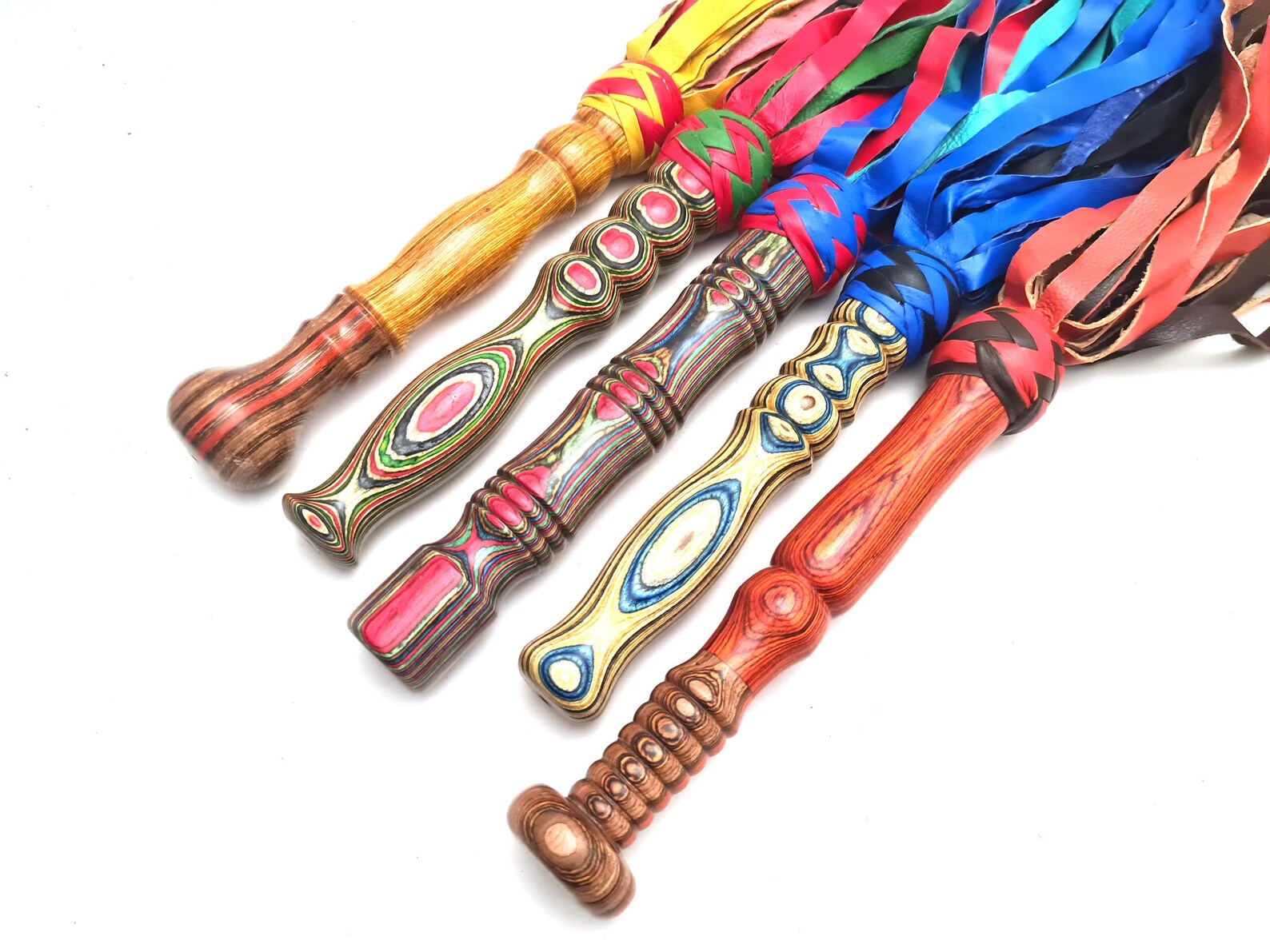 Flogger Floggers Wood Handle Flogger Bdsm Toys Whip - Etsy