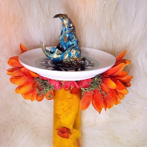 Painted Animal Skull, Jewelry Dish, Gothic Decor, Taxidermy Art ...