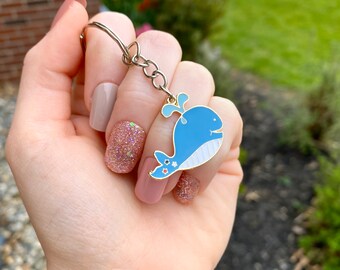 Whale Keychain | Etsy