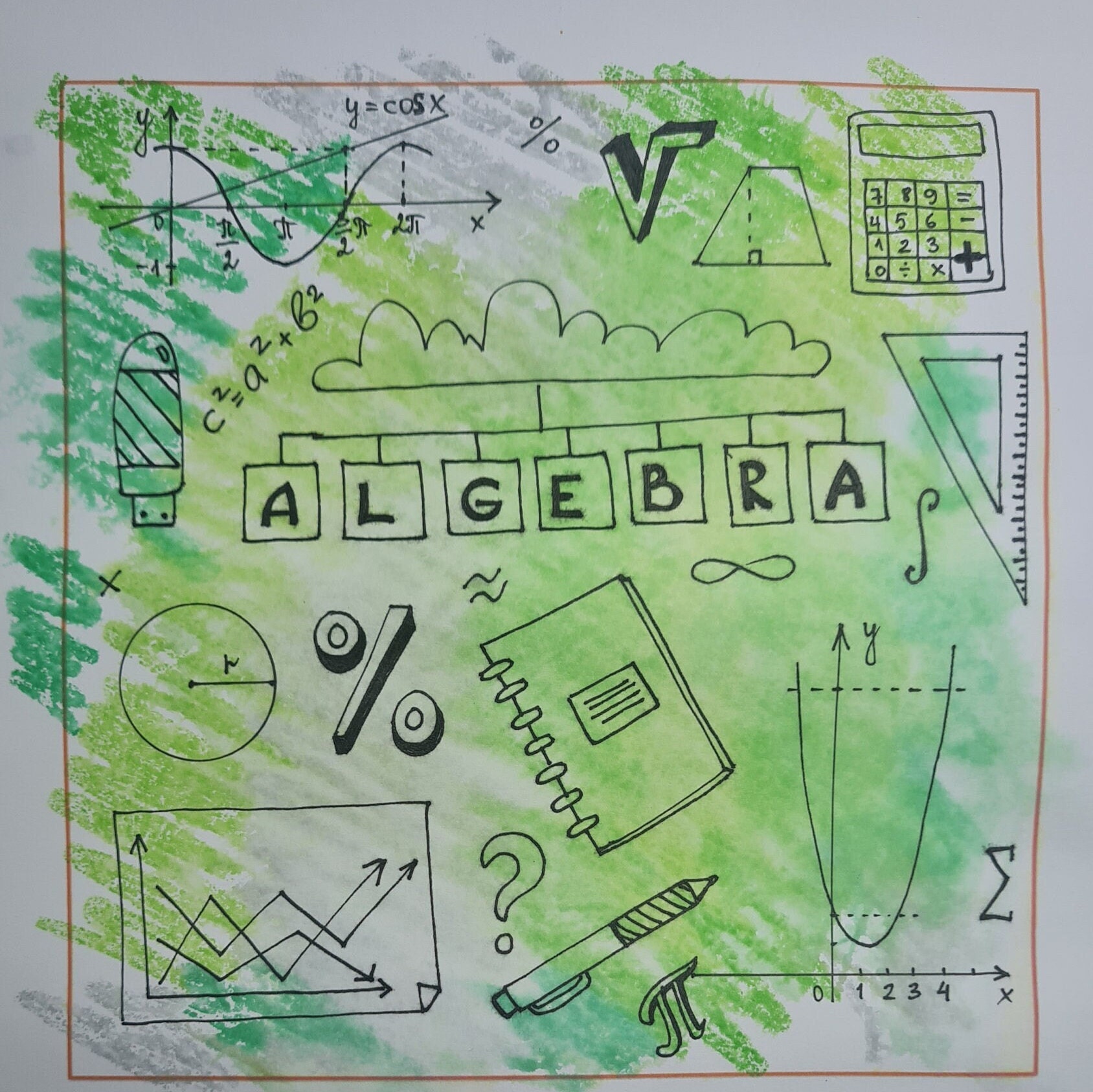 DIY Calendar Step-by-step Drawing Guide How to Draw Subjects Easily ...