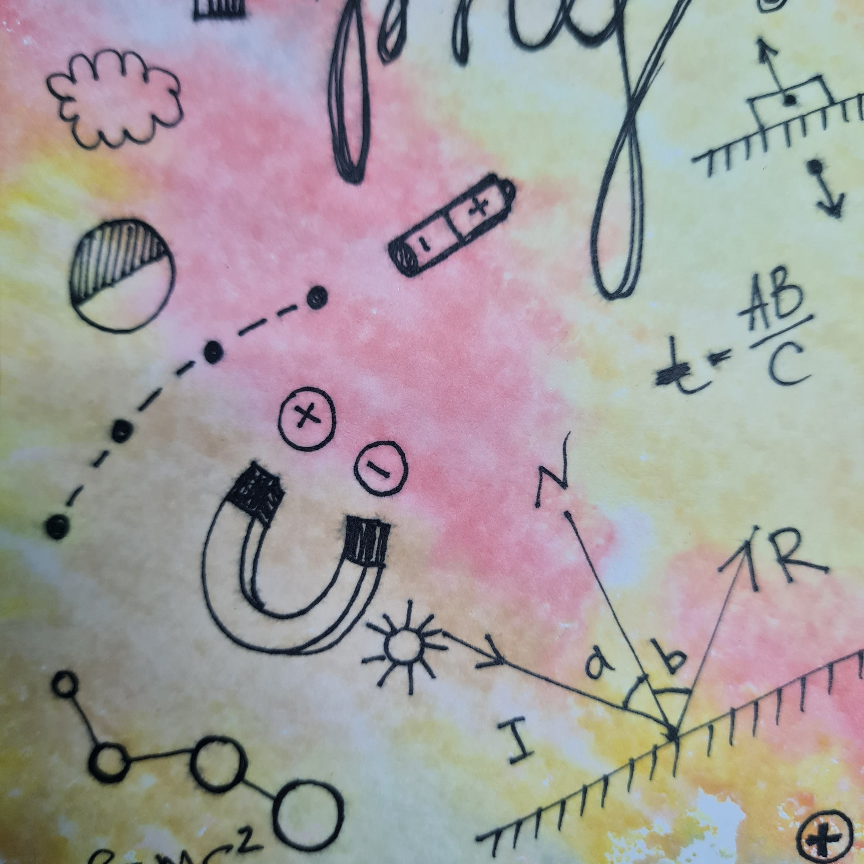 How to Draw School Subjects Tutorial for Beginners,diy Artwork for Wall ...