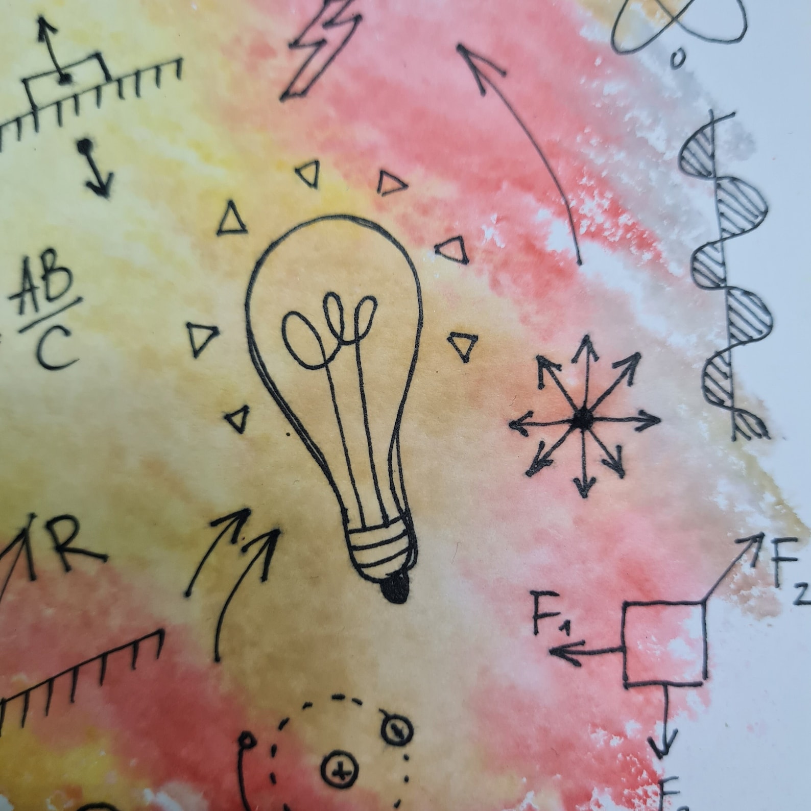 How to Draw School Subjects Tutorial for Beginners,diy Artwork for Wall ...