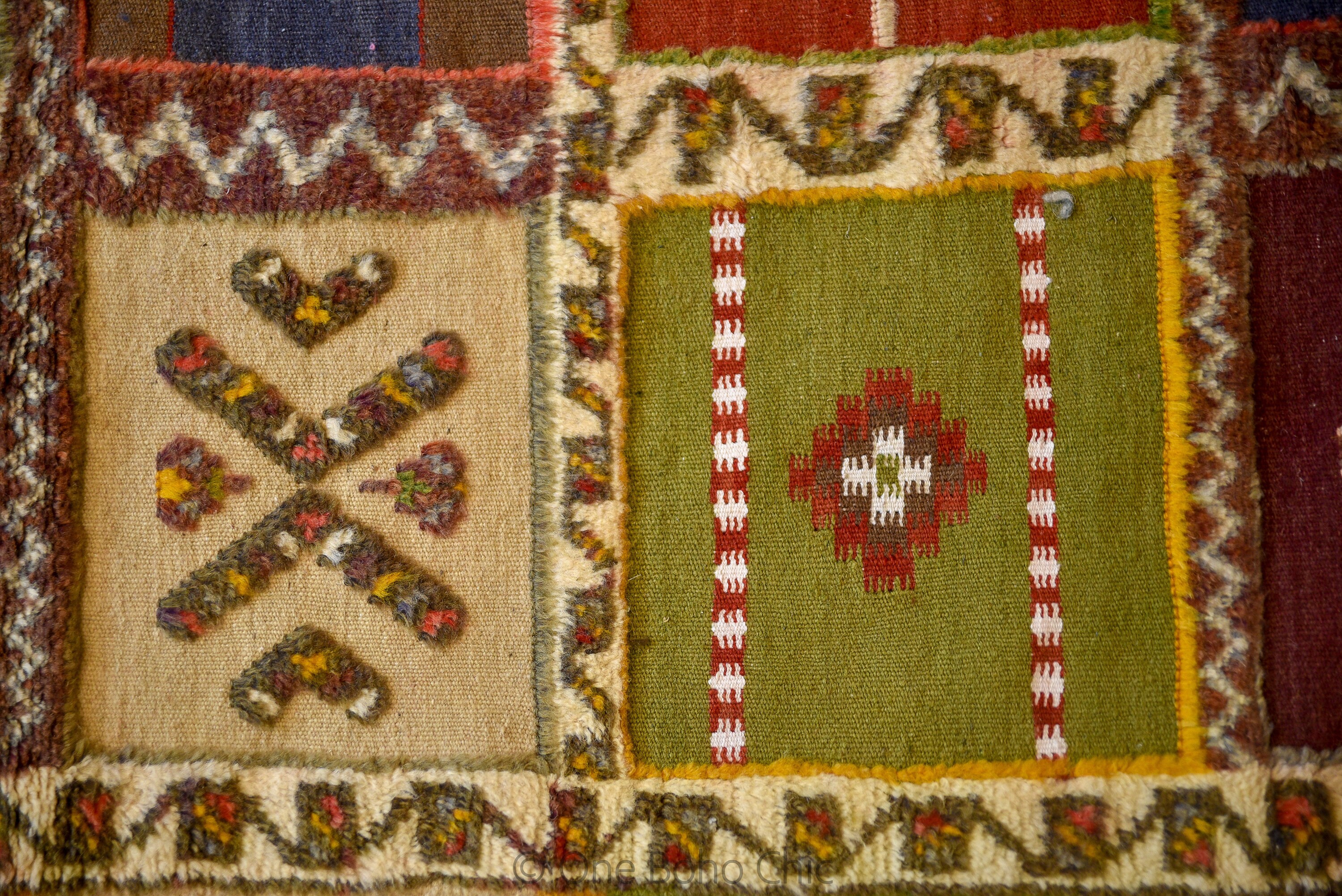 Multicolor berber rug handmade berber carpet taznakht | Etsy