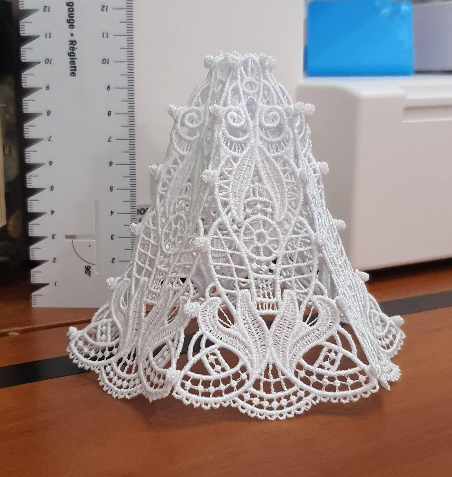 Chistmas Lace Ornaments Available for Special Order Bell. Lace FSL ...