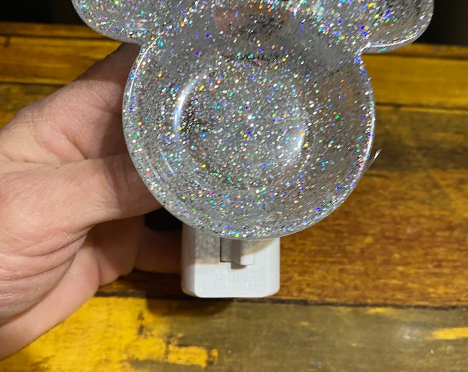 Mickey Mouse Night Light, Personalized, Kids Gift, Wall Plug In, Choose ...