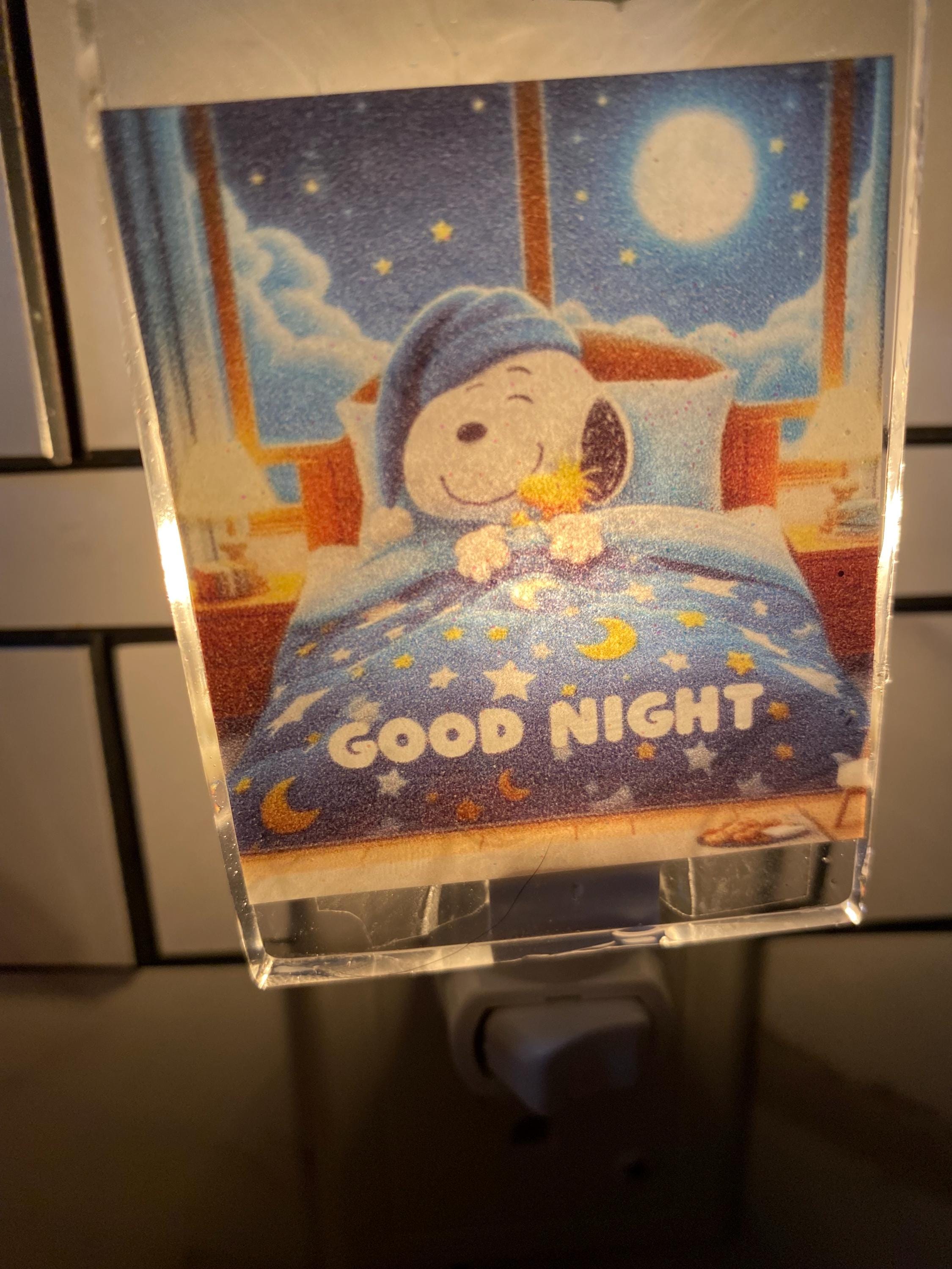 Homemade Snoopy Nightlight - Etsy