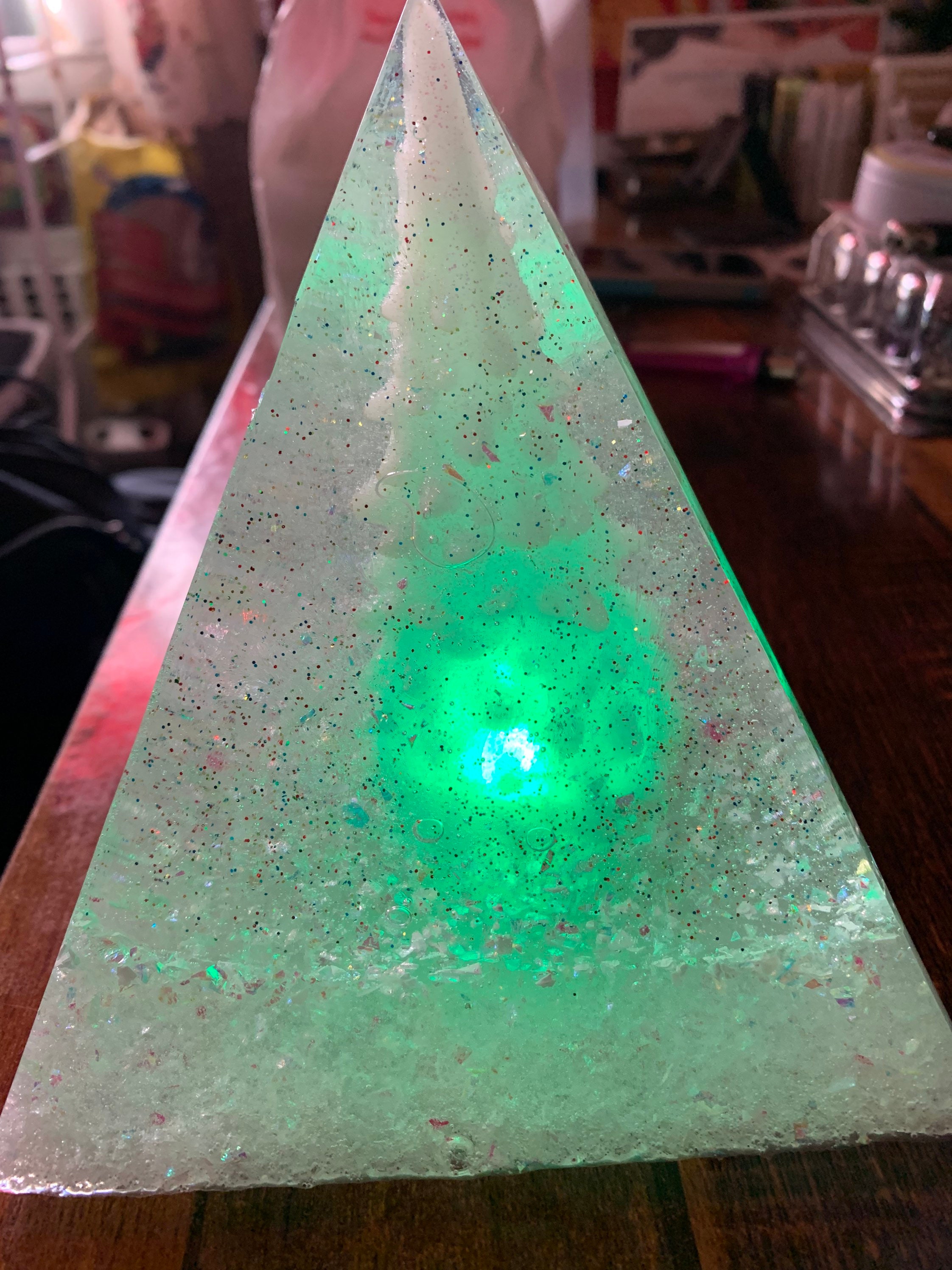 Christmas Tree Pyramid Light Up - Etsy