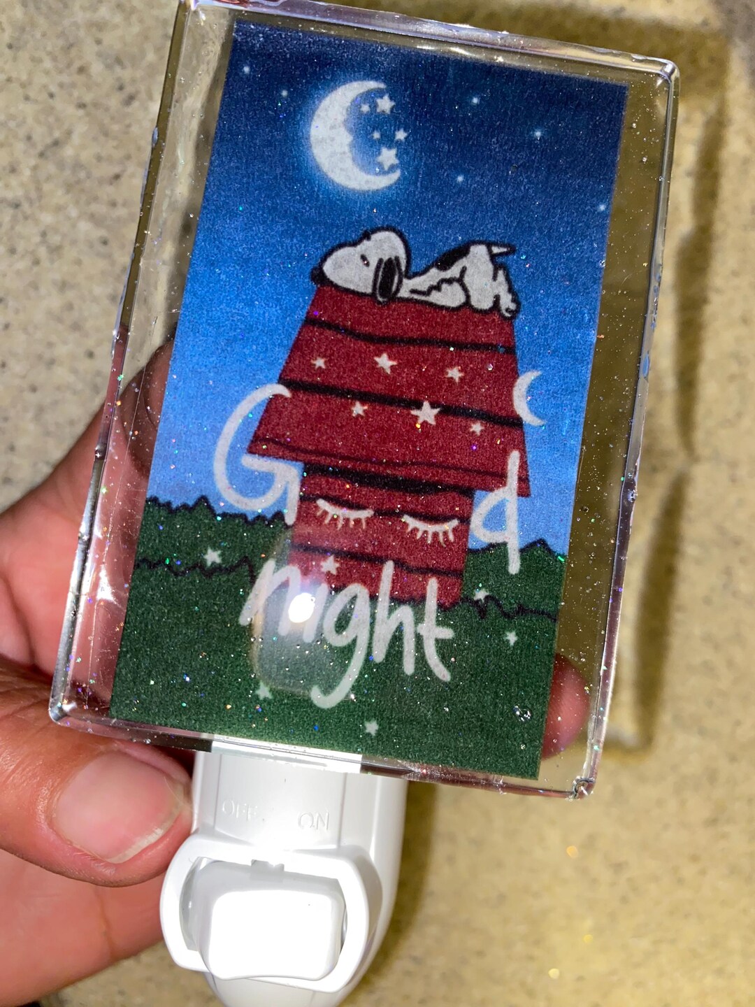 Homemade Snoopy Nightlight - Etsy