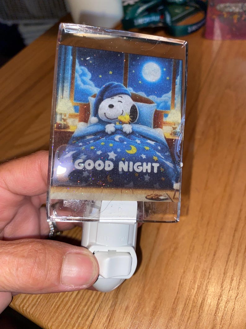 Homemade Snoopy Nightlight - Etsy