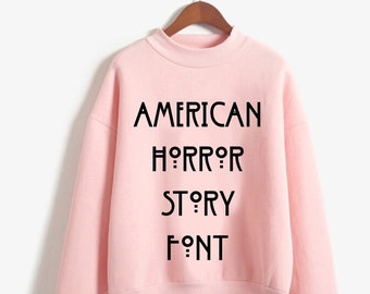 American Horror Story Font Stickers - Etsy