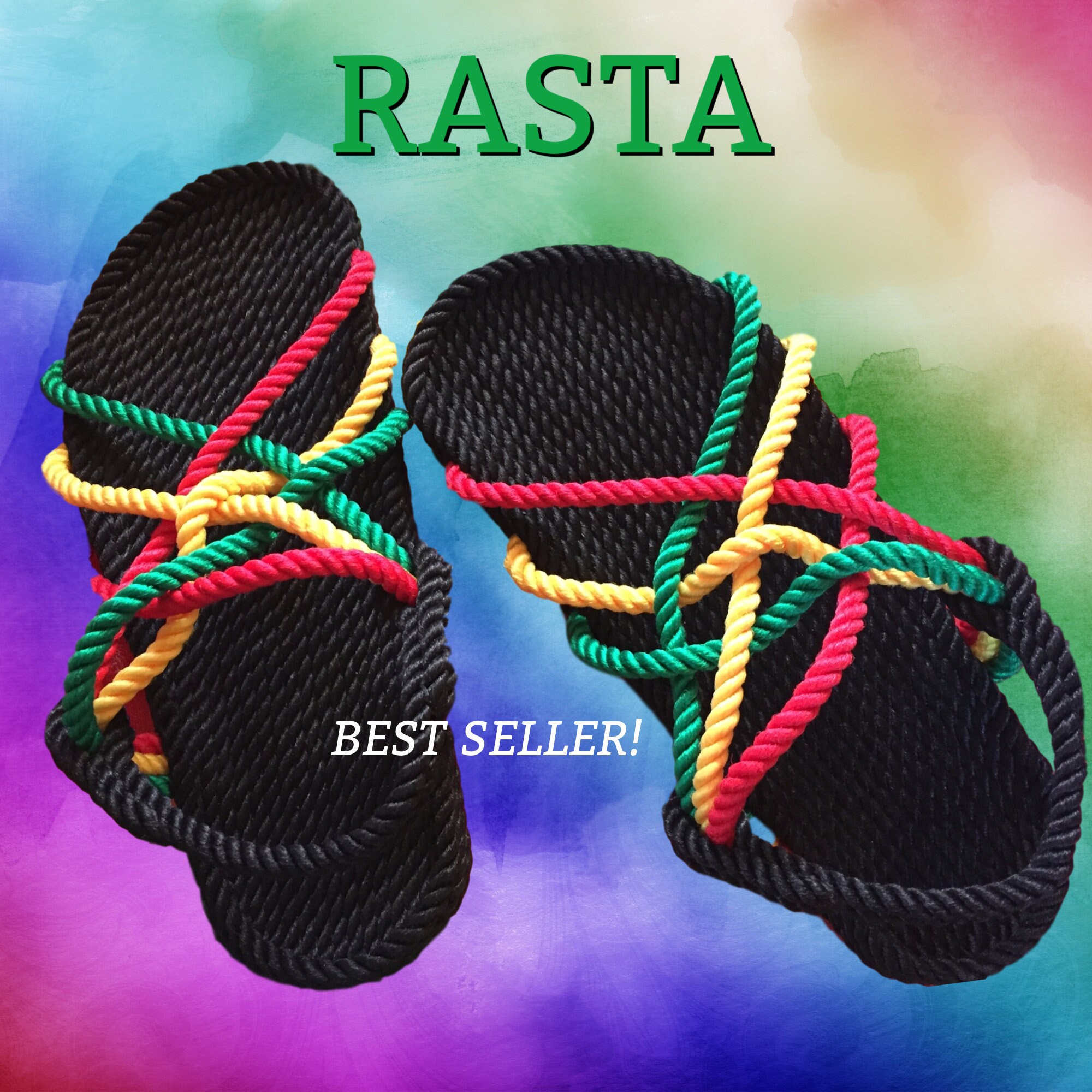 Womens Handmade Rope Sandals Toe Ring Sandals Barefoot | Etsy