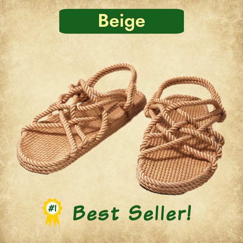 Handmade Rope Sandal - Etsy