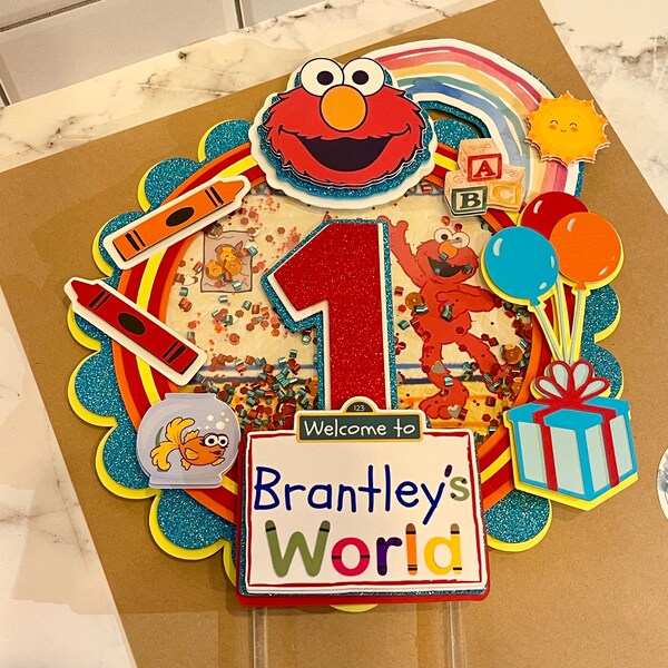 Elmo Cake Topper - Etsy