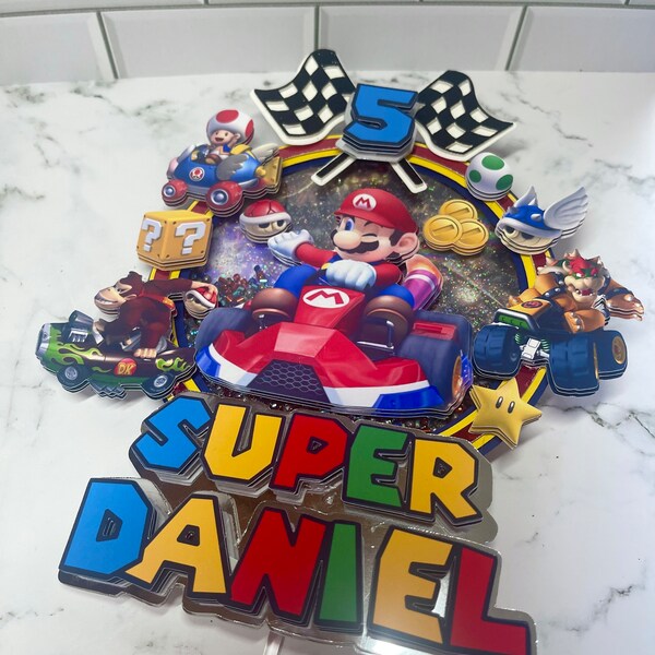Super Mario Shaker Topper - Etsy