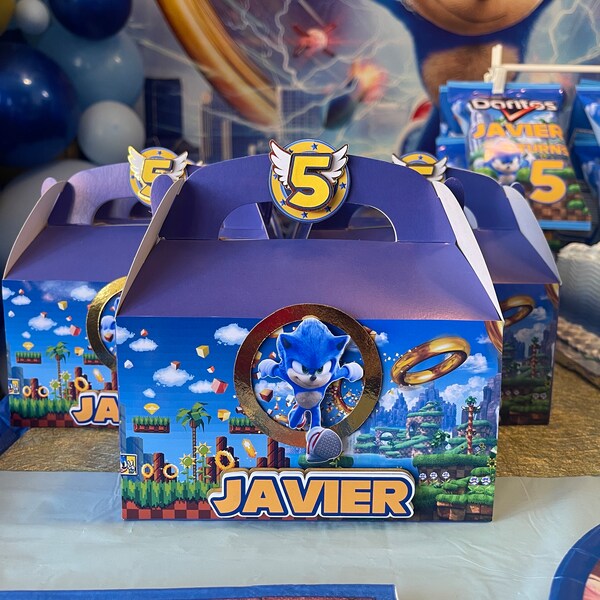 Sonic the Hedgehog Gable Boxes - Etsy