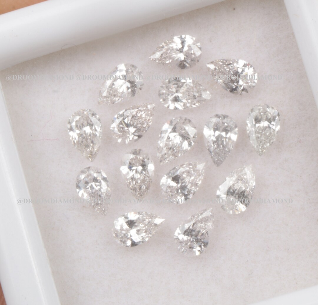 Pear Cut Lab Grown Diamond, Lab Created Pear Shape Loose Diamond, Lab ...