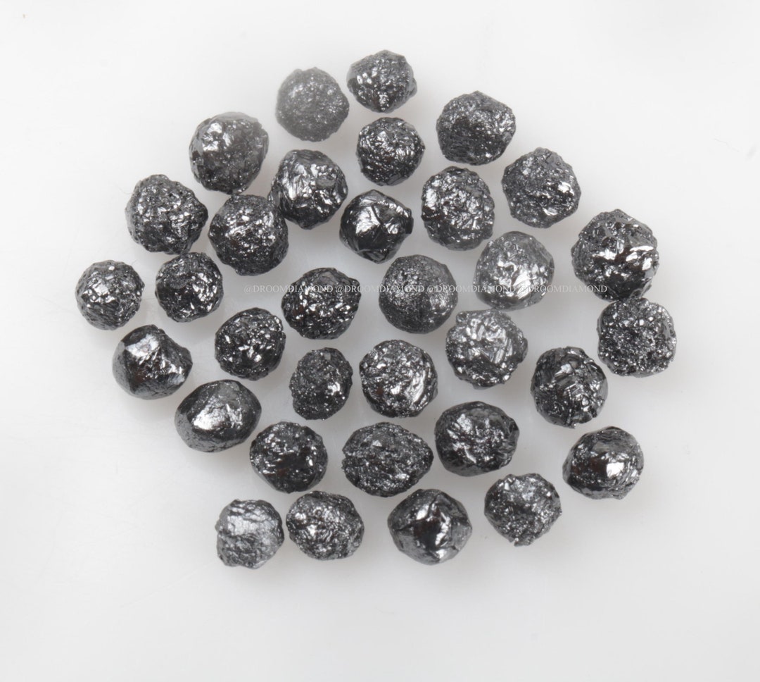 3.0MM to 4.0MM Natural Round Rough Diamond, Raw Rough Diamond, Uncut ...