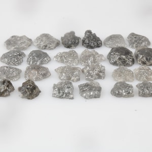 Natural Loose Rough Diamond Raw Diamond Uncut Diamond, White/grey Color ...