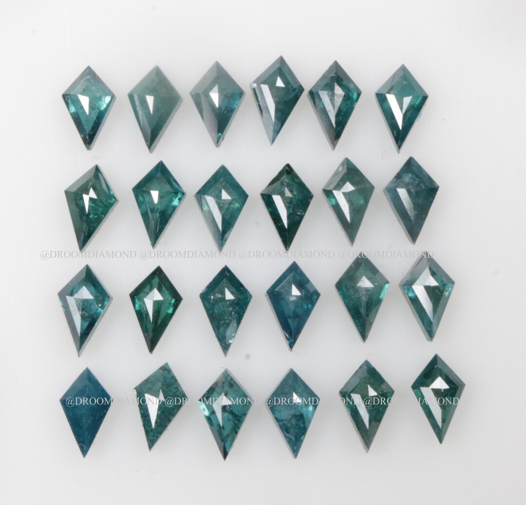 5 X 3 MM Kite Shape Blue Diamond, Natural Loose Kite Shape Diamond ...