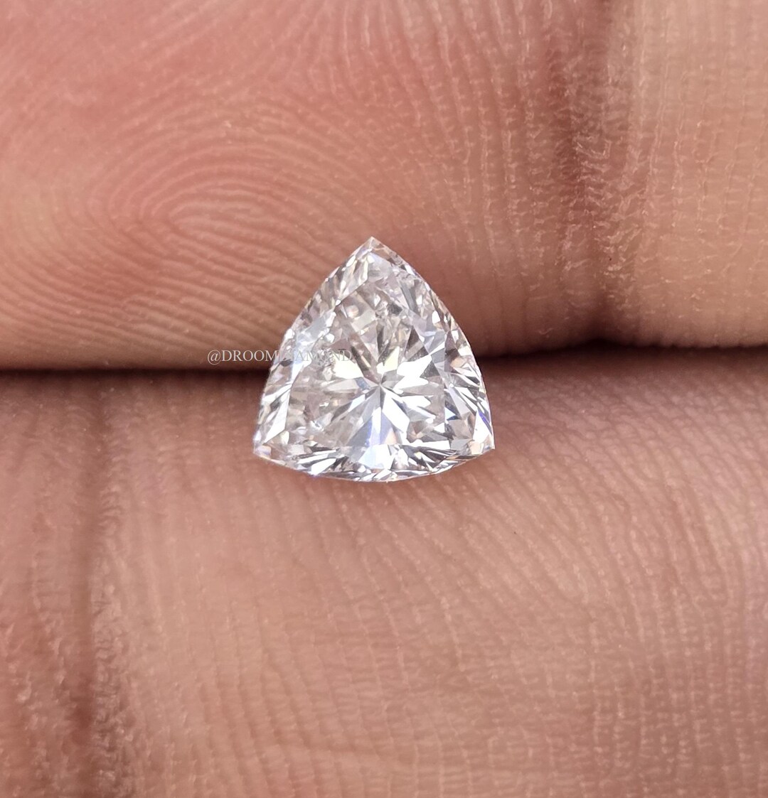 Trillion Cut Lab Grown Diamond, Lab Created Trillion Loose Diamond ...