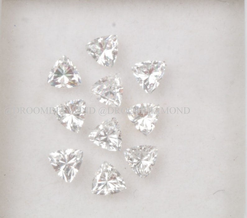 Trillion Cut Lab Grown Diamond, Lab Created Trillion Shape Loose ...