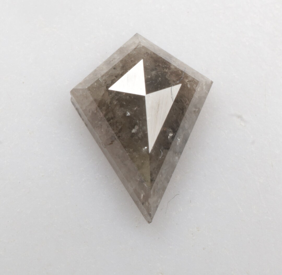 0.83 CT 8.3 X 6.3 MM Natural Loose Diamond, Kite Cut Diamond, Grey ...