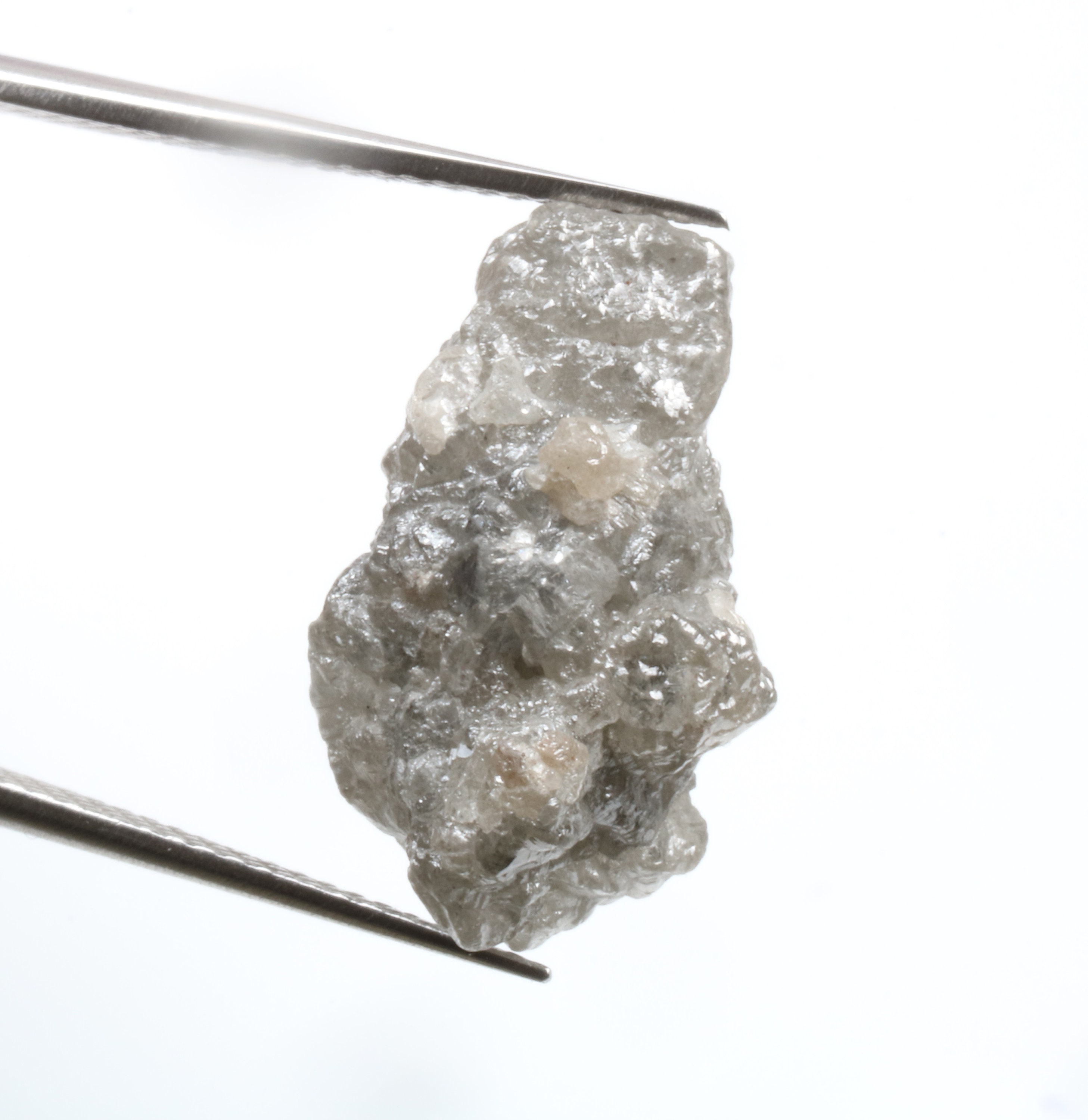 11.18 CT Big Rough Diamond large Uncut Diamond Grey Raw | Etsy