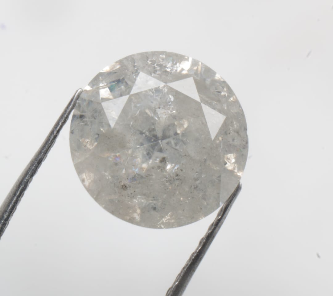 2.53 CT 8.4 MM Natural Loose Diamond Round Brilliant Cut Diamond White ...