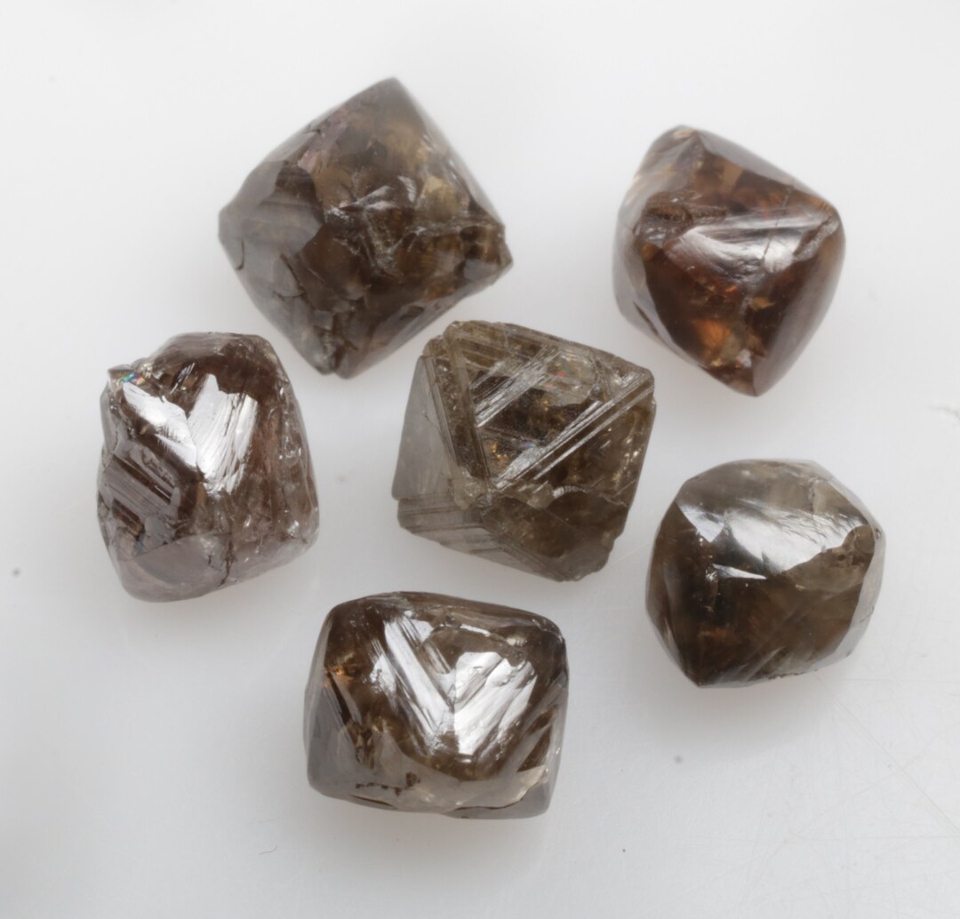 Natural Loose Rough Diamond Brown Color Diamond Uncut Diamond 6.31 CT 5 ...
