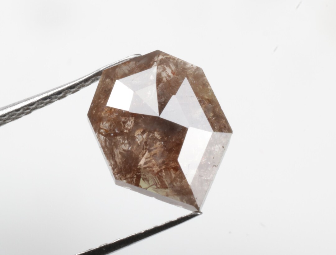 1.06 CT 8.8 X 6.7 MM Natural Pentagon Shape Diamond, Antique Cut Shield ...