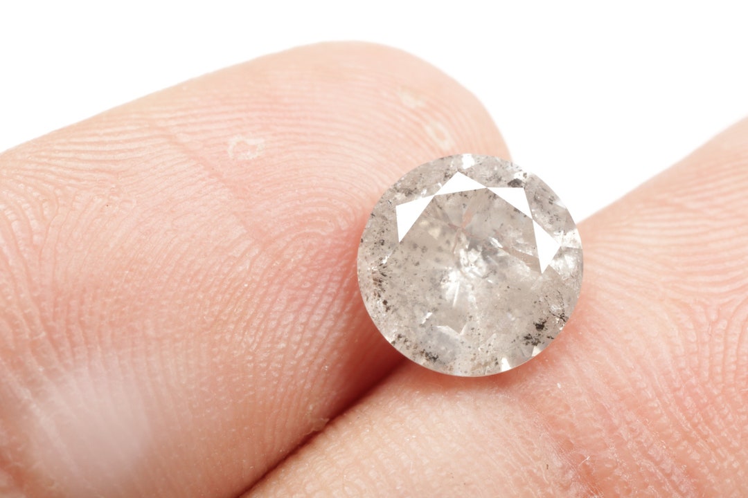 2.18 CT 8.2 MM Natural Round Brilliant Cut Diamond, Loose Round Shape ...