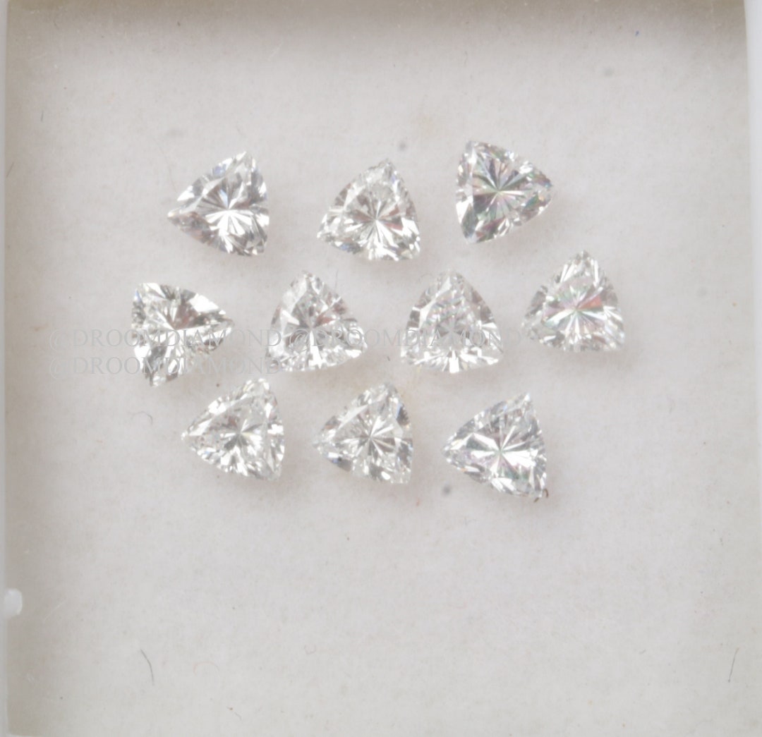 Trillion Cut Lab Grown Diamond, Lab Created Trillion Shape Loose ...