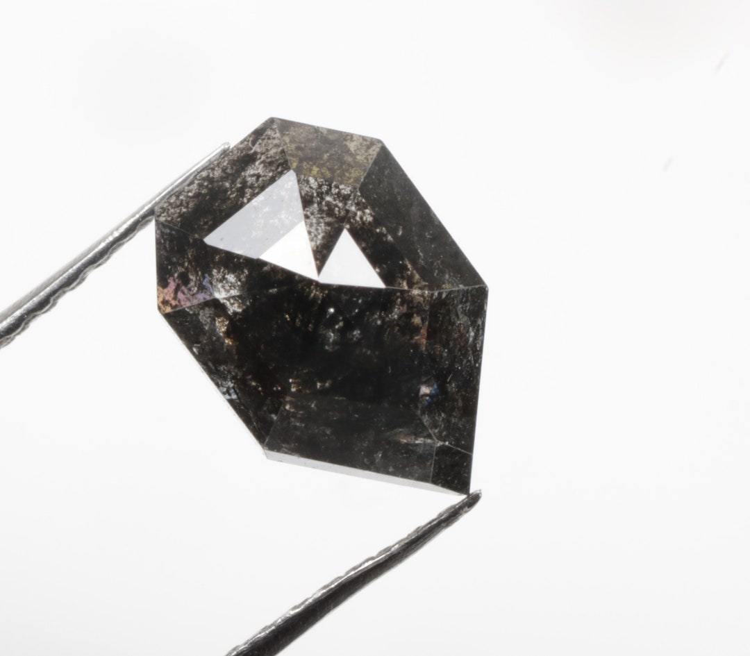 1.62 CT 8.9 X 6.1 MM Natural Pentagon Shape Diamond, Antique Cut Shield ...
