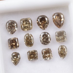 Natural Loose Diamond, Natural Fancy Color Pear/oval/cushion Cut ...