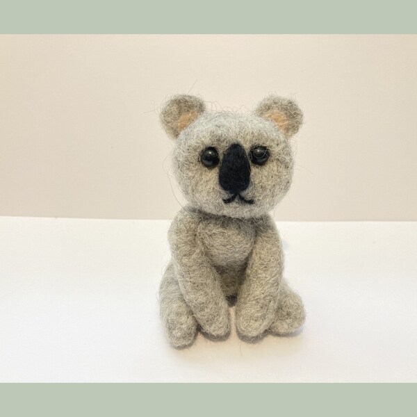 Needle Felted Koala - Etsy