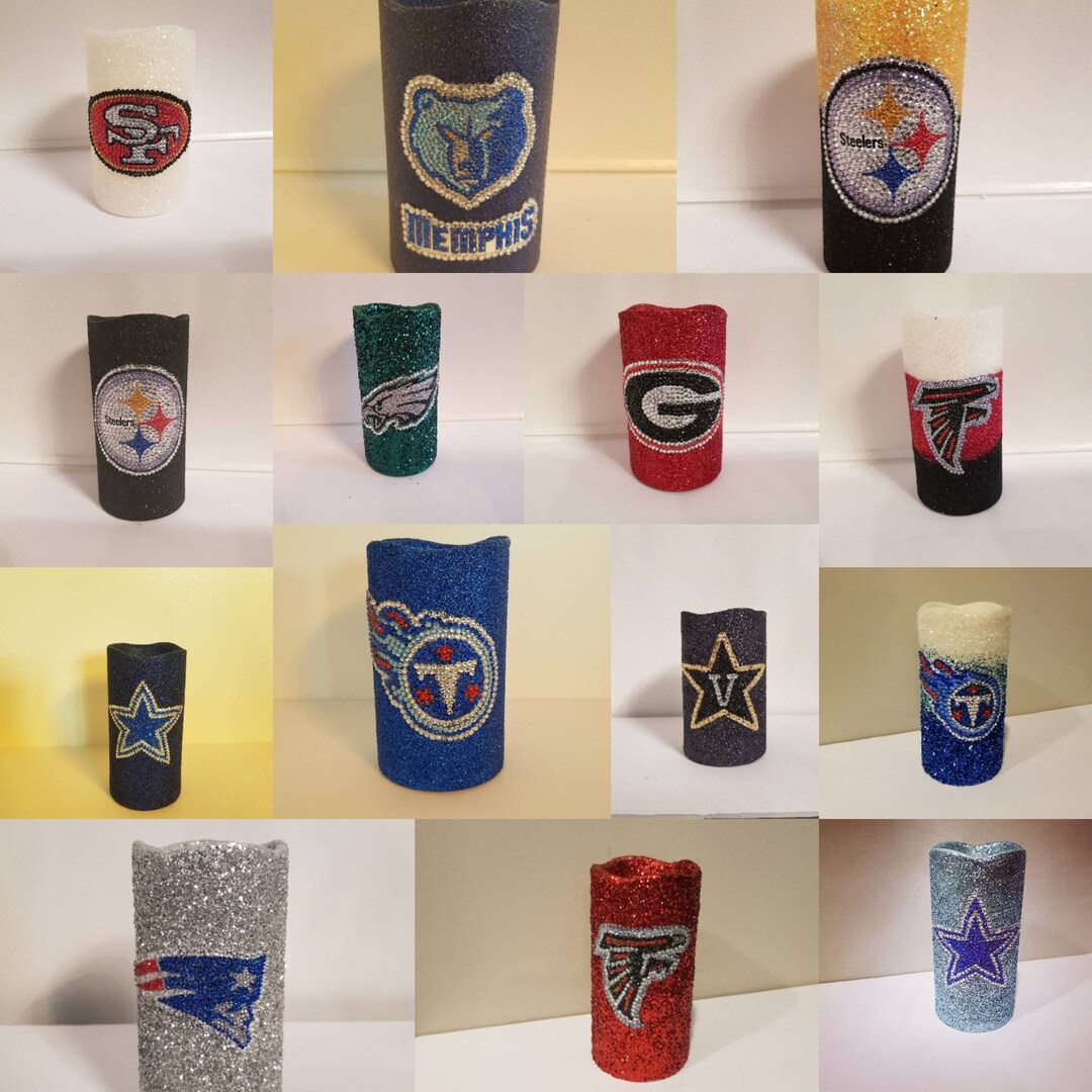 Custom Glitter Sports Team Candles - Etsy 日本