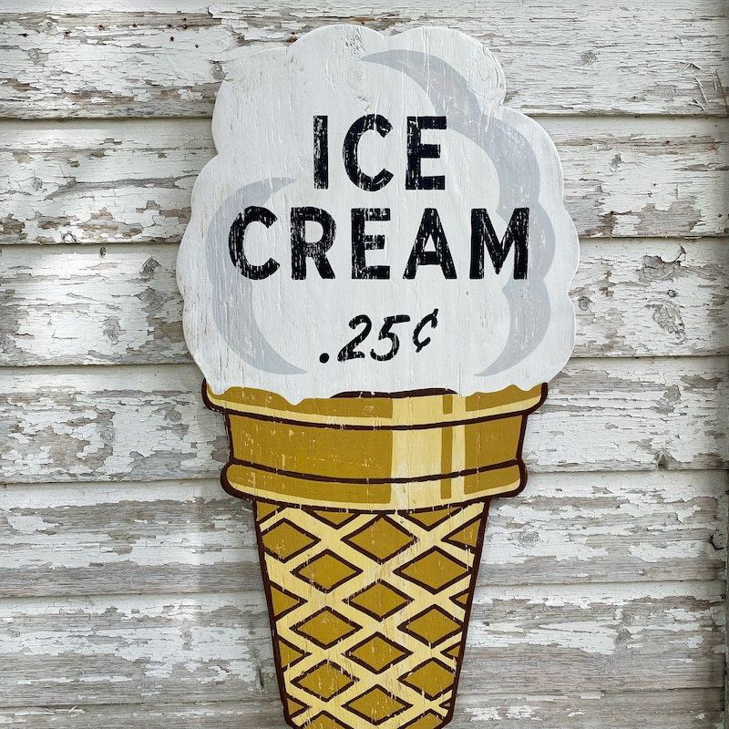 Ice Cream Sign - Etsy