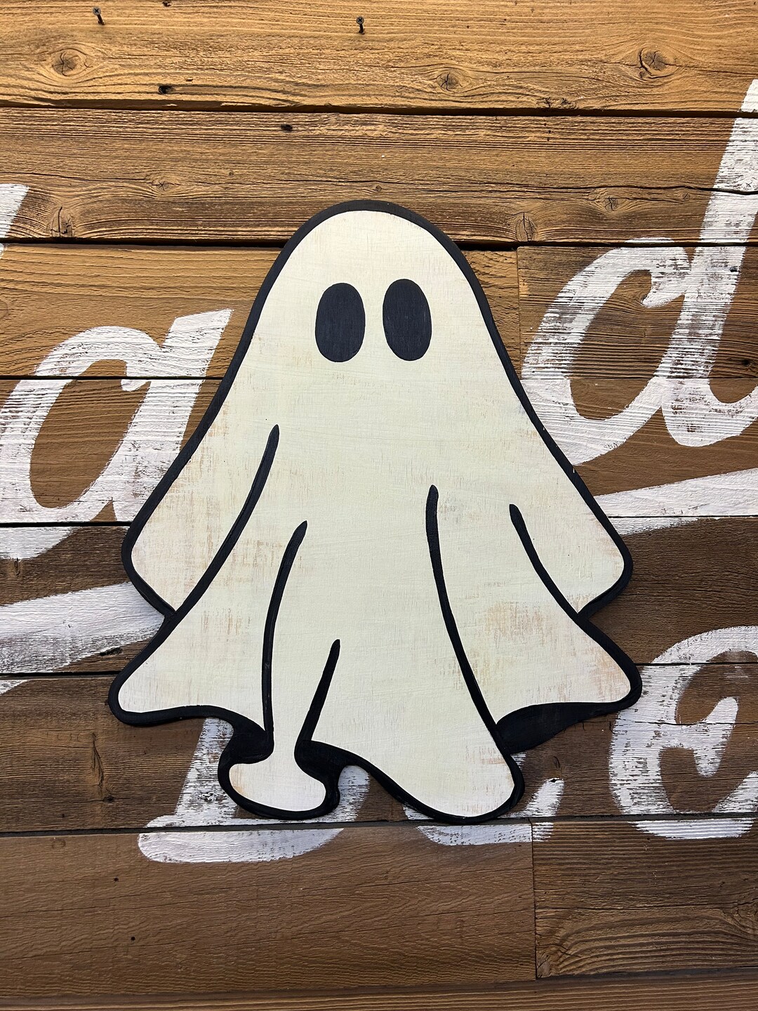 Halloween Ghost Sign Glow in the Dark - Etsy