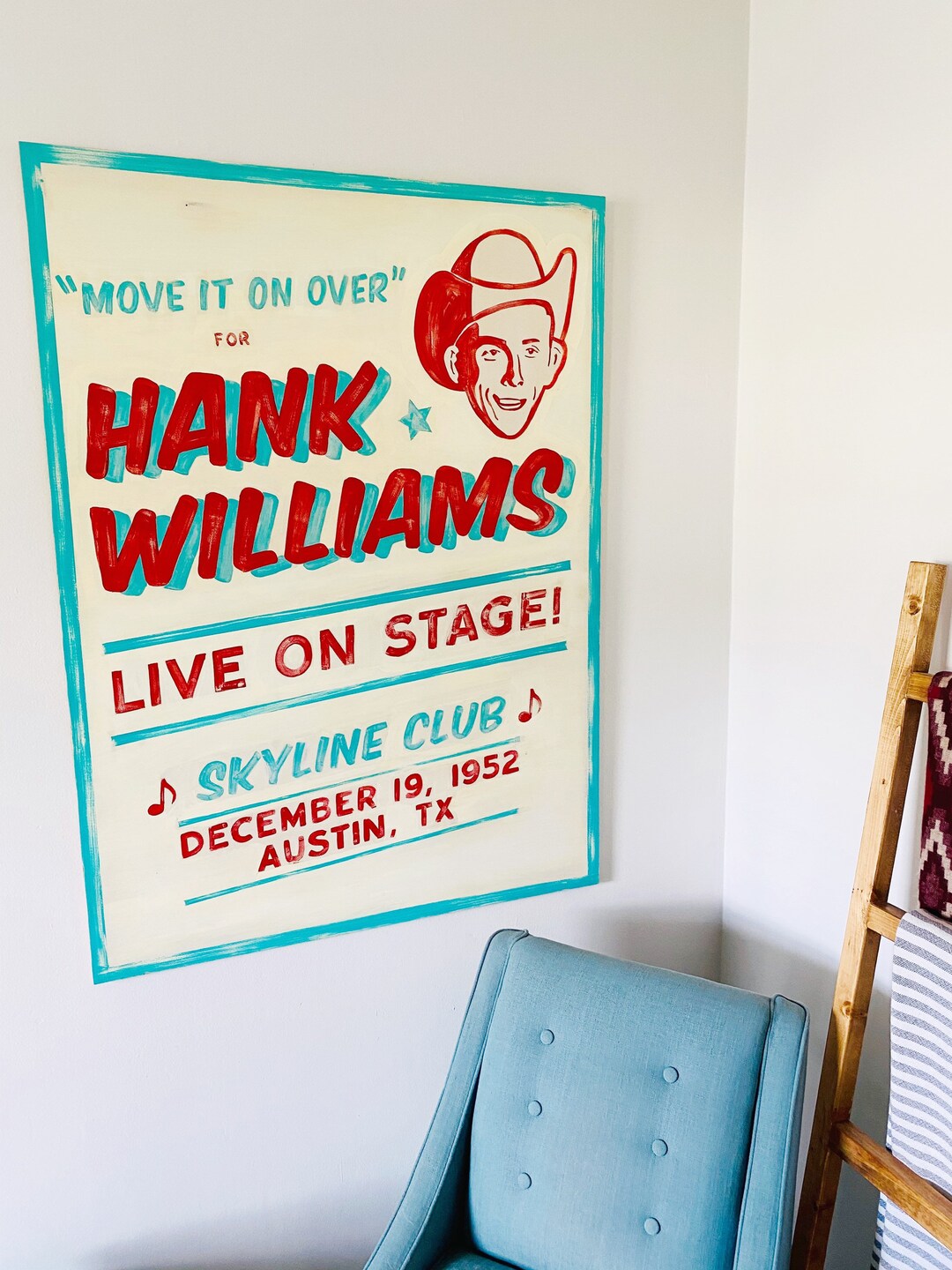 Hank Williams Poster Wall Decor - Etsy