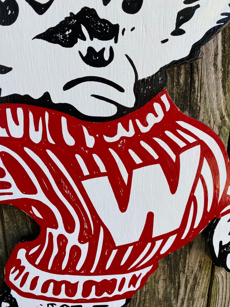 Wisconsin Badgers Sign - Etsy