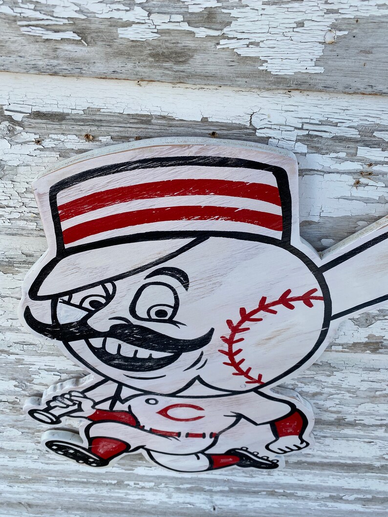 Cincinnati Reds Sign Mr Red - Etsy