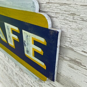 Cafe Kitchen Sign, Farmhouse Sign, Vintage Sign, Hand Painted Sign - Etsy