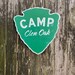 Custom Camping Sign, Summer Camp, Customizable Name Sign, Wooden Last ...