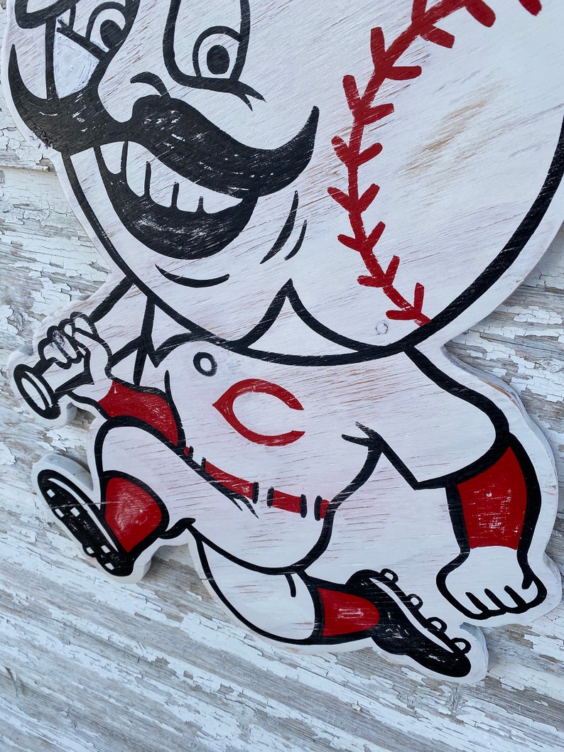 Cincinnati Reds Sign Mr Red - Etsy