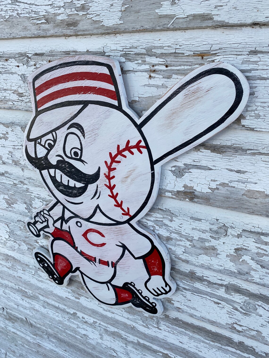Cincinnati Reds Sign Mr Red - Etsy